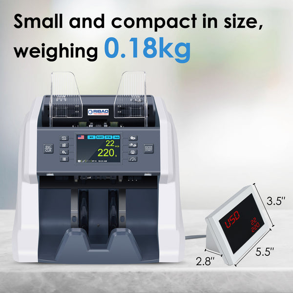 External Display For Money Counter & Sorter | Ribao Technology